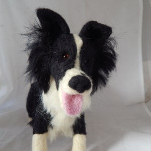 Custom Needle Felted Dog Example Needle Felted Border Collie Border ...