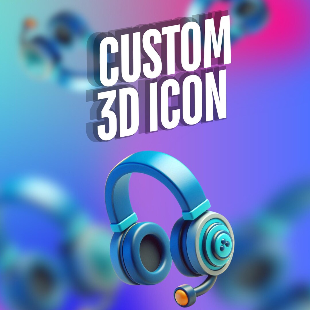 Custom High-quality 3D Icons for Branding, Website, and Apps, User ...