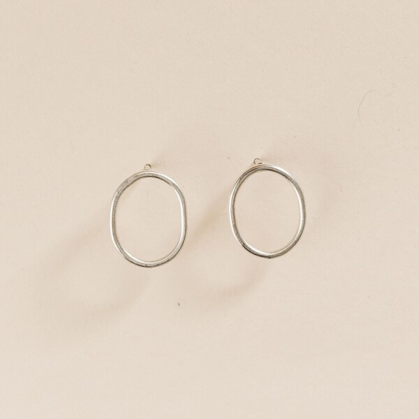 Open Circle Earrings - Etsy