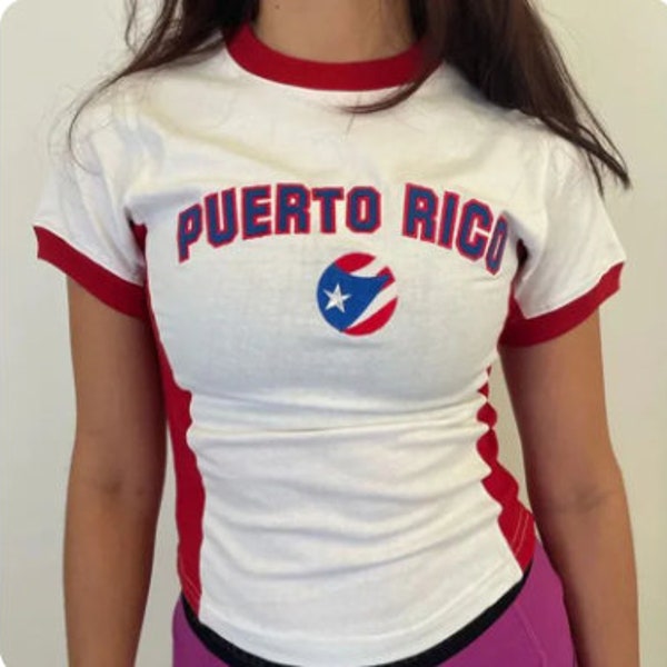 Vintage Y2k Top Puerto Rico - Etsy