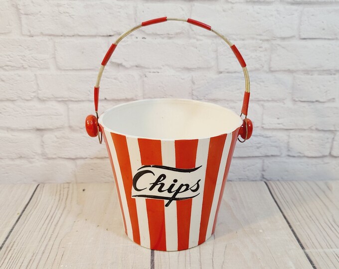 Vintage Chips Bucket - Etsy