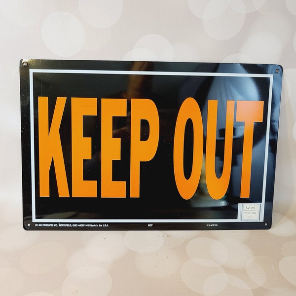 Keep Out Sign - Etsy UK