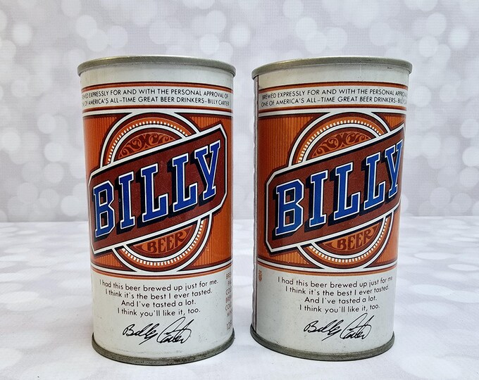 BILLY BEER CANS - Etsy