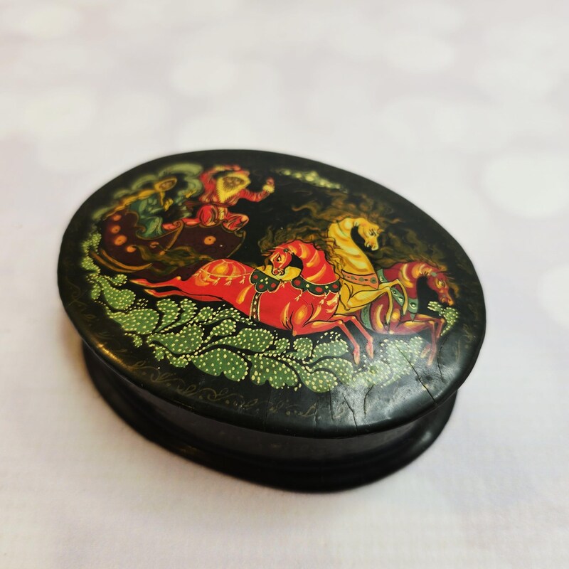 Russian Lacquer Box - Etsy