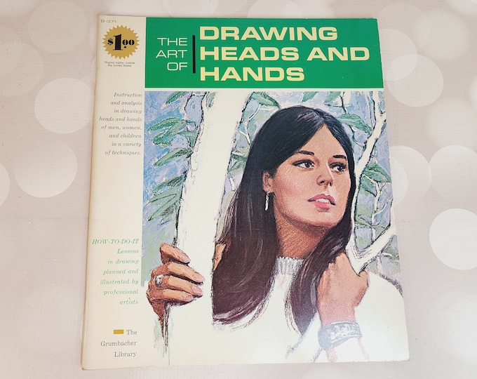 Vintage Drawing Heads and Hands Art Book - Etsy