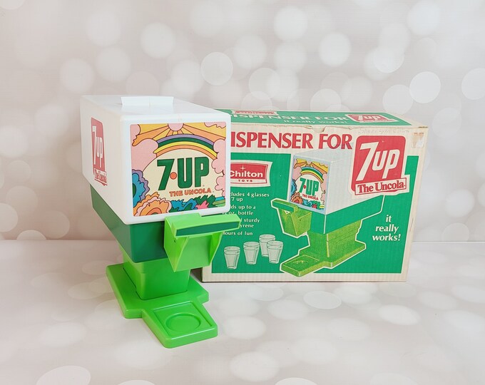 Vintage 7 up Toy Soda Dispenser - Etsy
