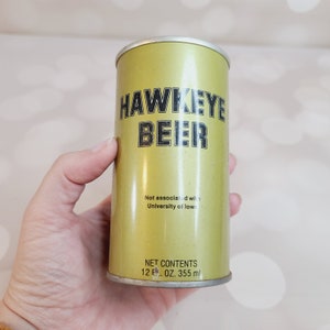 Vintage Hawkeye Flat Top Beer Can - Etsy