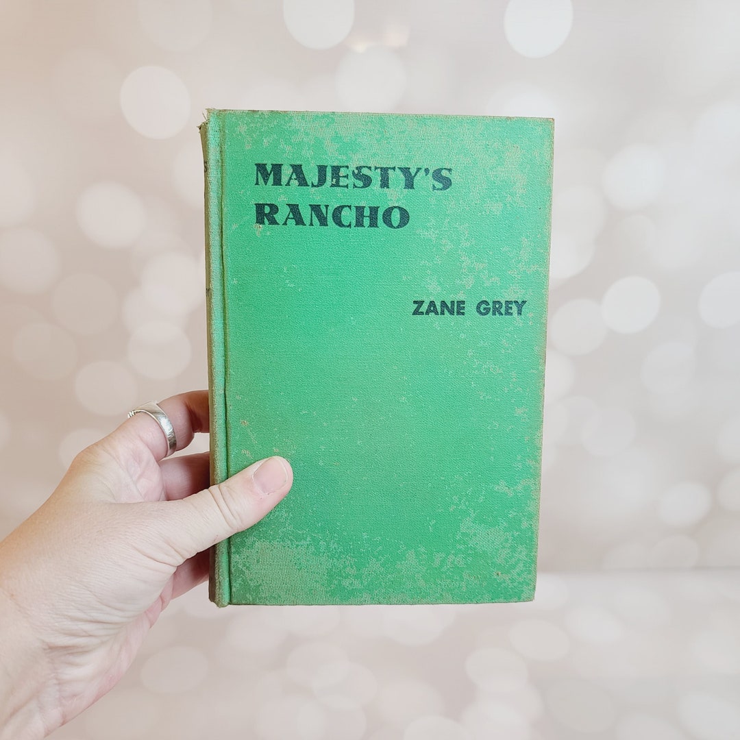 Vintage Majesty's Rancho Book, Zane Grey - Etsy
