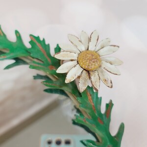 Vintage Toleware Daisy Mirrors, Set of 2 - Etsy