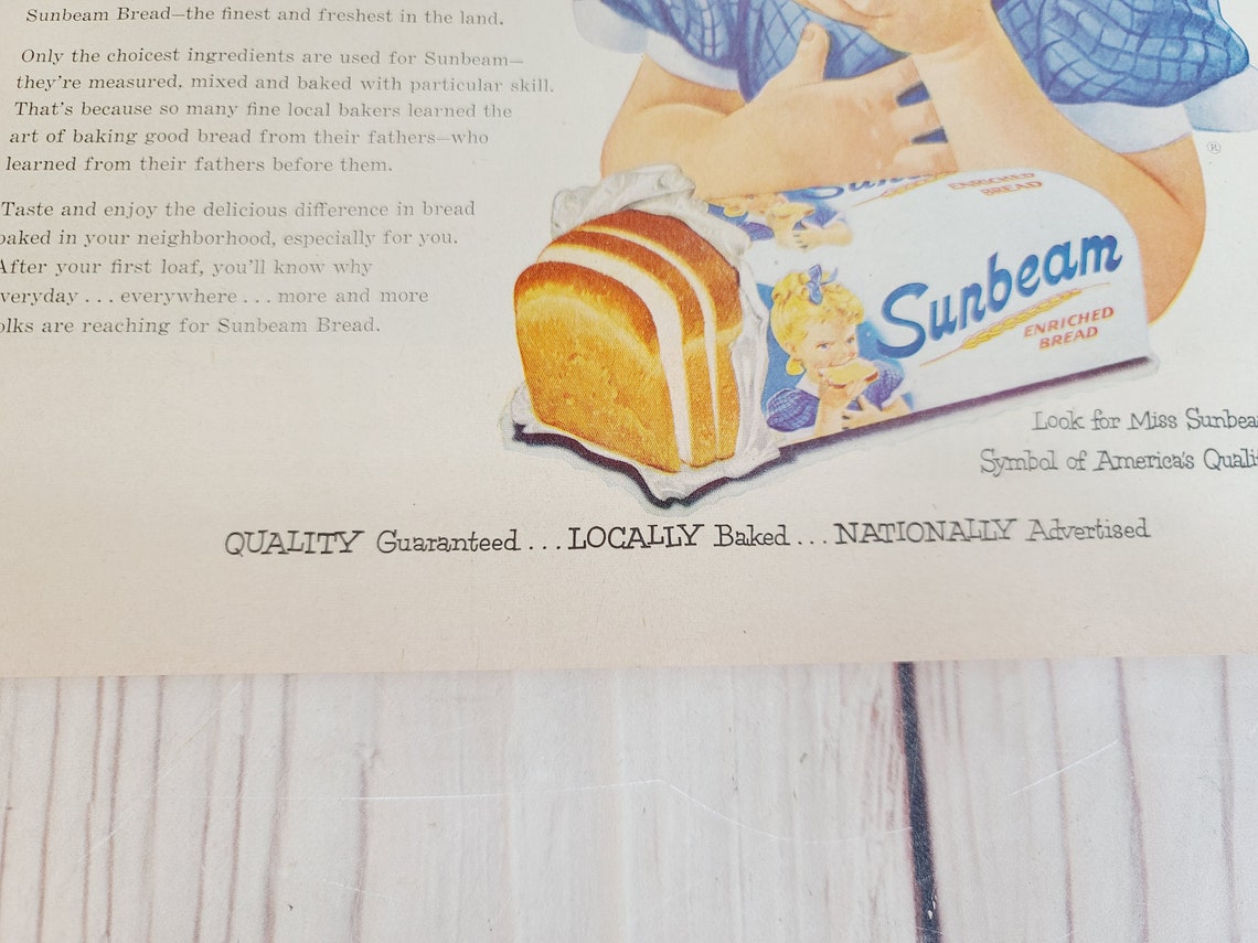Vintage Sunbeam Advertisement - Etsy