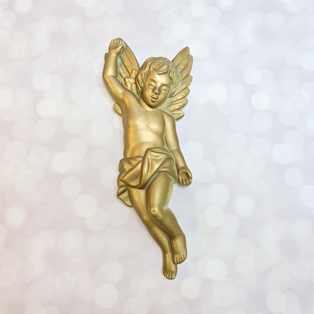 Vintage Cherub Wall Hanging - Etsy