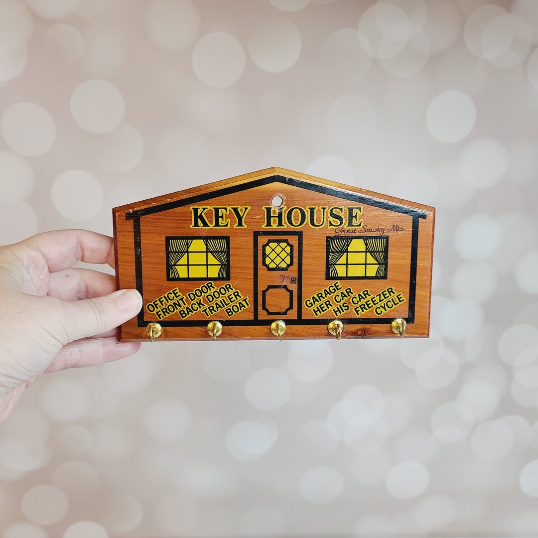 Vintage Key House Key Rack - Etsy