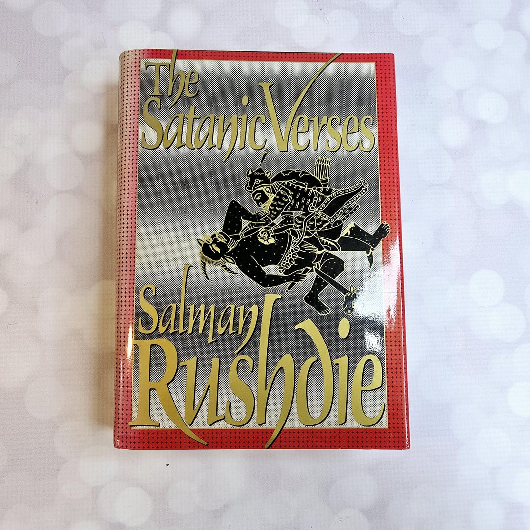 Vintage the Satanic Verses Book, First American Edition, 1988 - Etsy