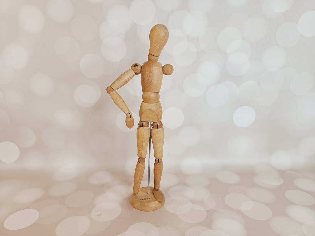Vintage Articulated Wood Model, Anatomy - Etsy