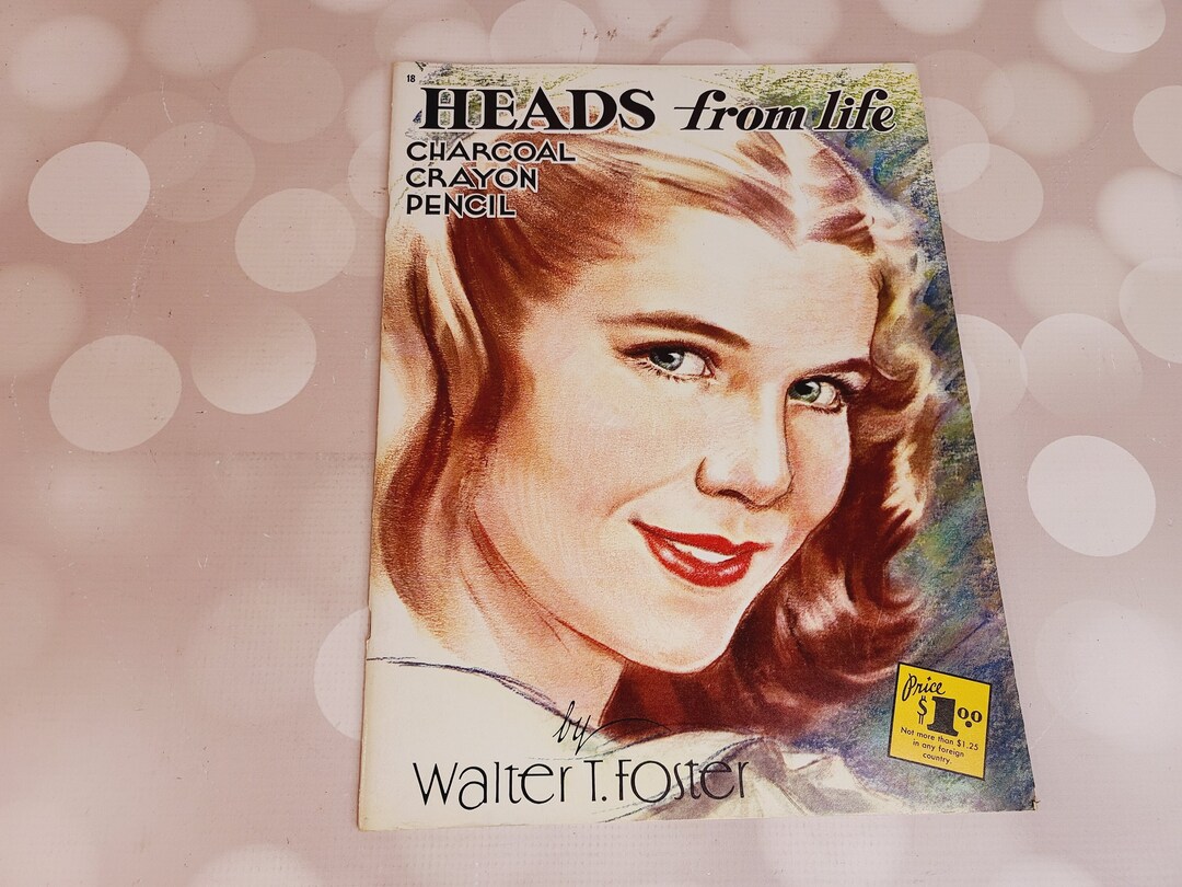 Vintage Heads From Life Art Book - Etsy