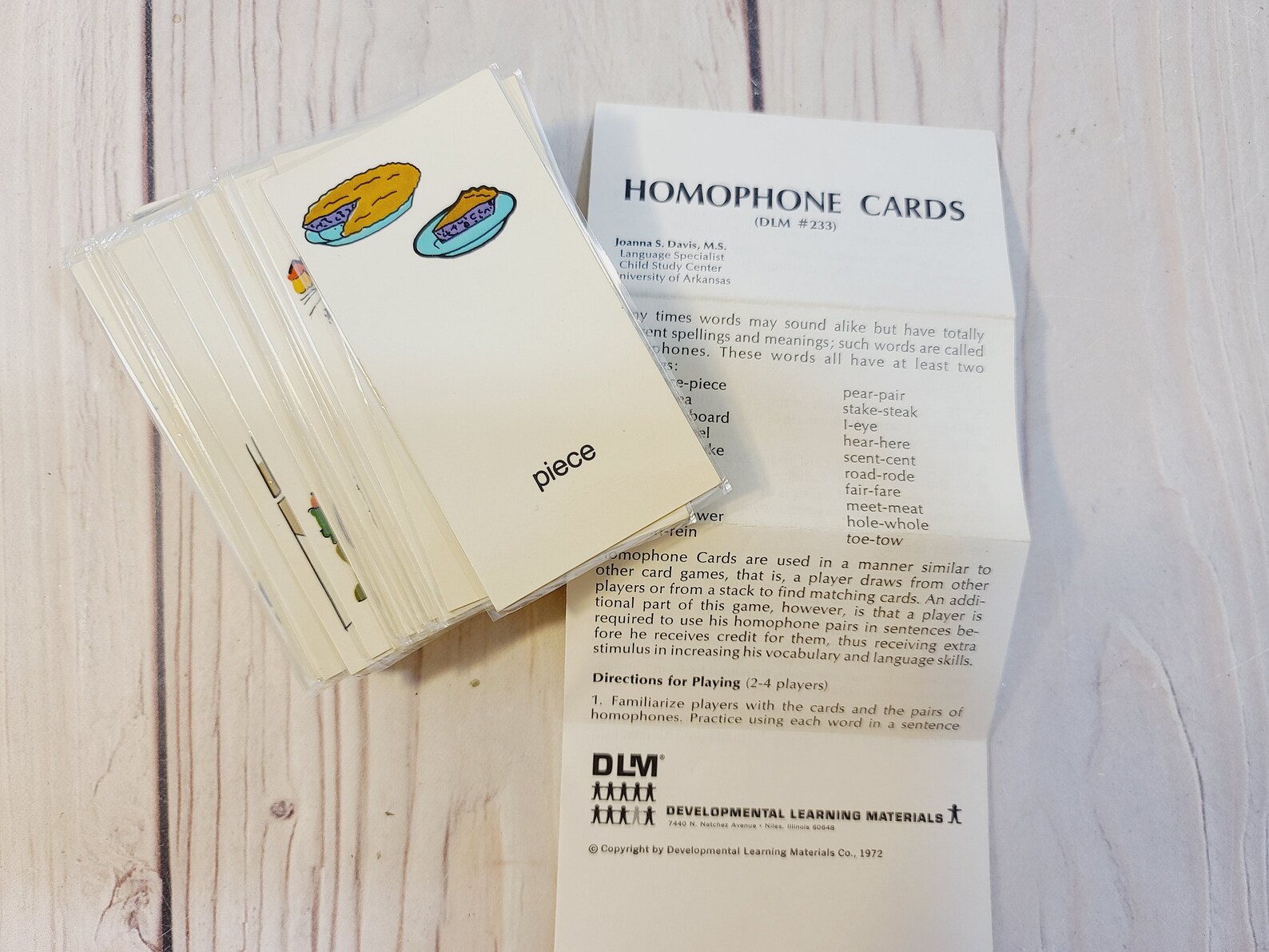 Vintage Homophone Cards | Etsy