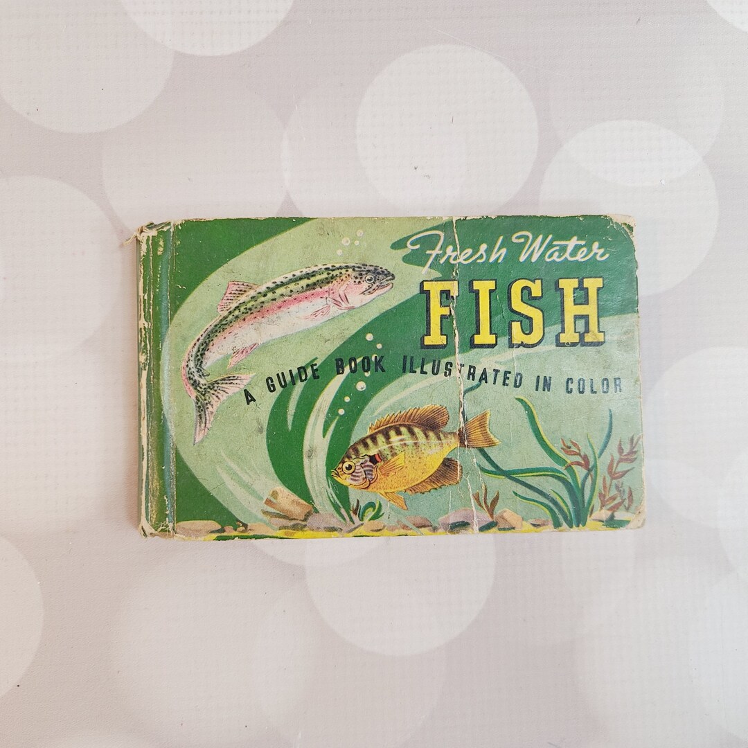 Vintage Freshwater Fish Book, 1939 - Etsy