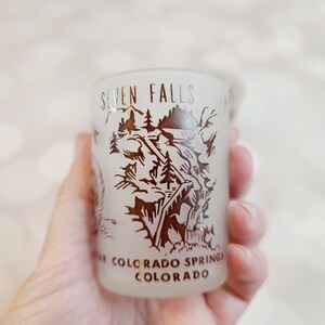 Vintage Frosted Colorado Shot Glass, Set of 3 - Etsy