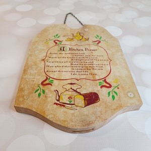 Vintage Kitchen Prayer Art - Etsy