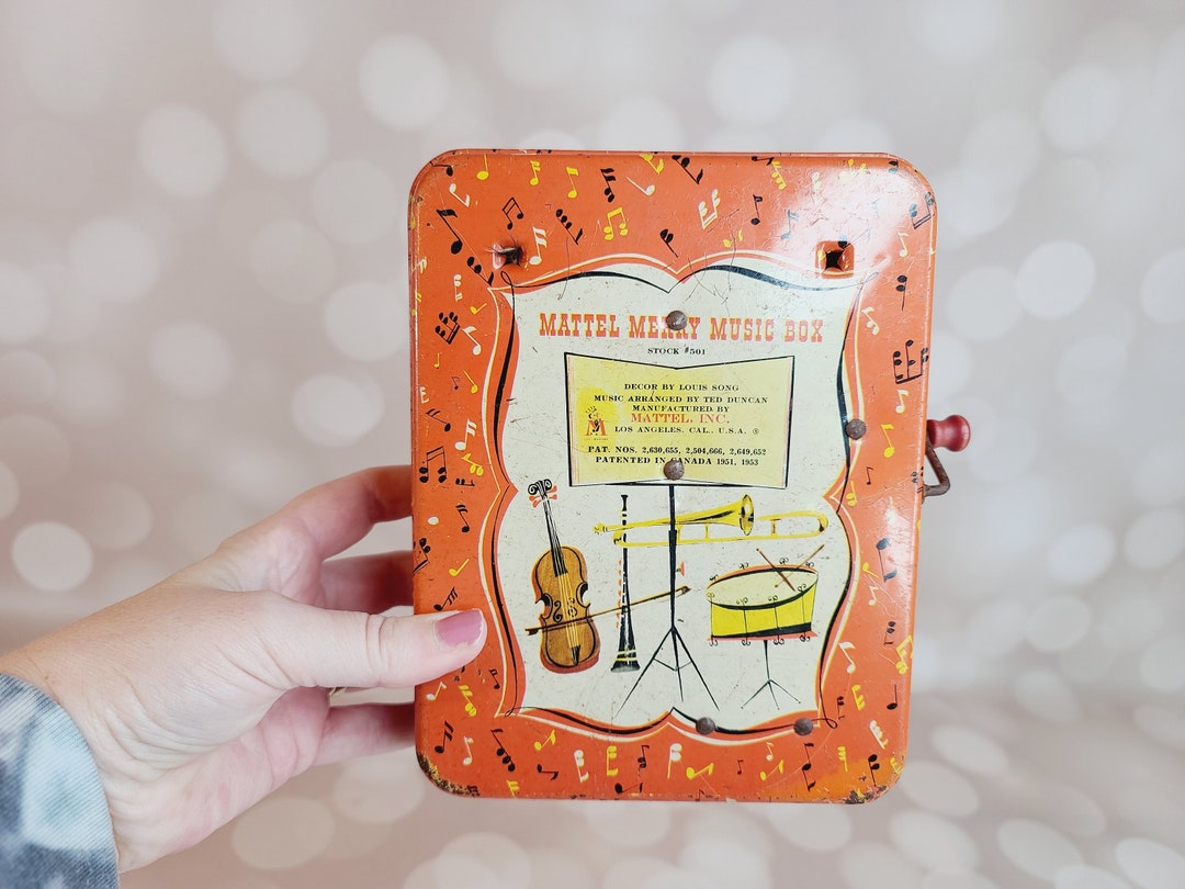Vintage Mattel Merry Music Box - Etsy