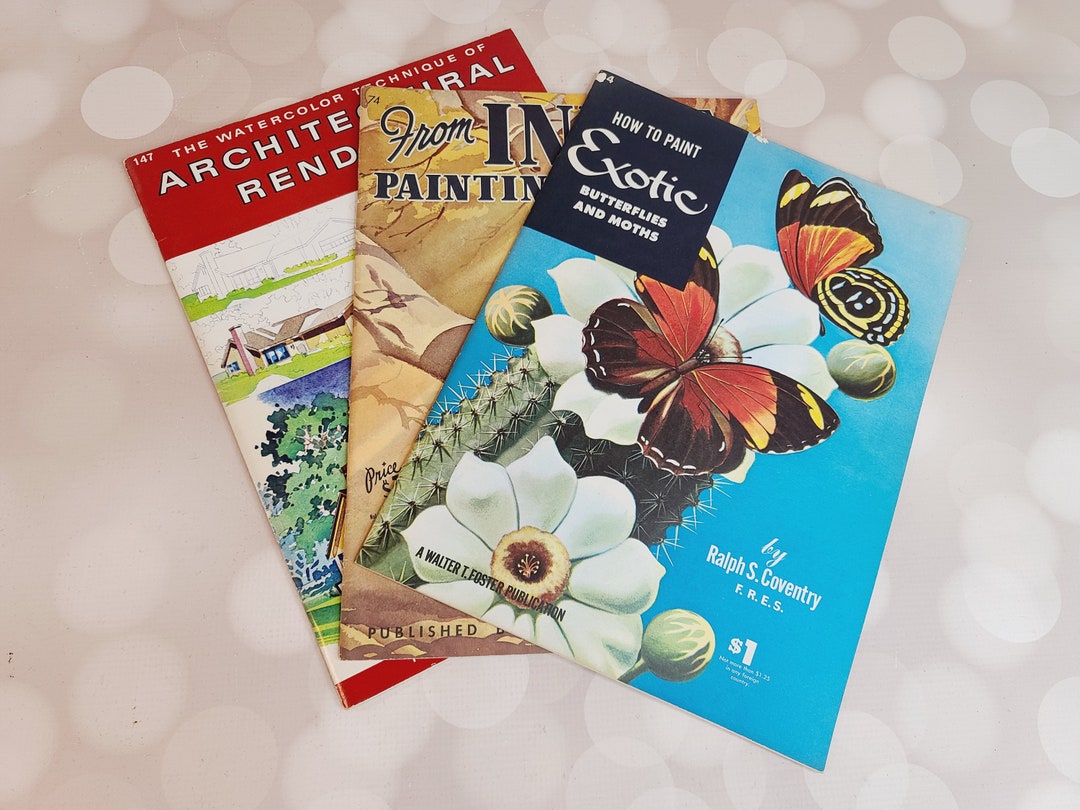 Vintage Art Books, Set of 3 - Etsy