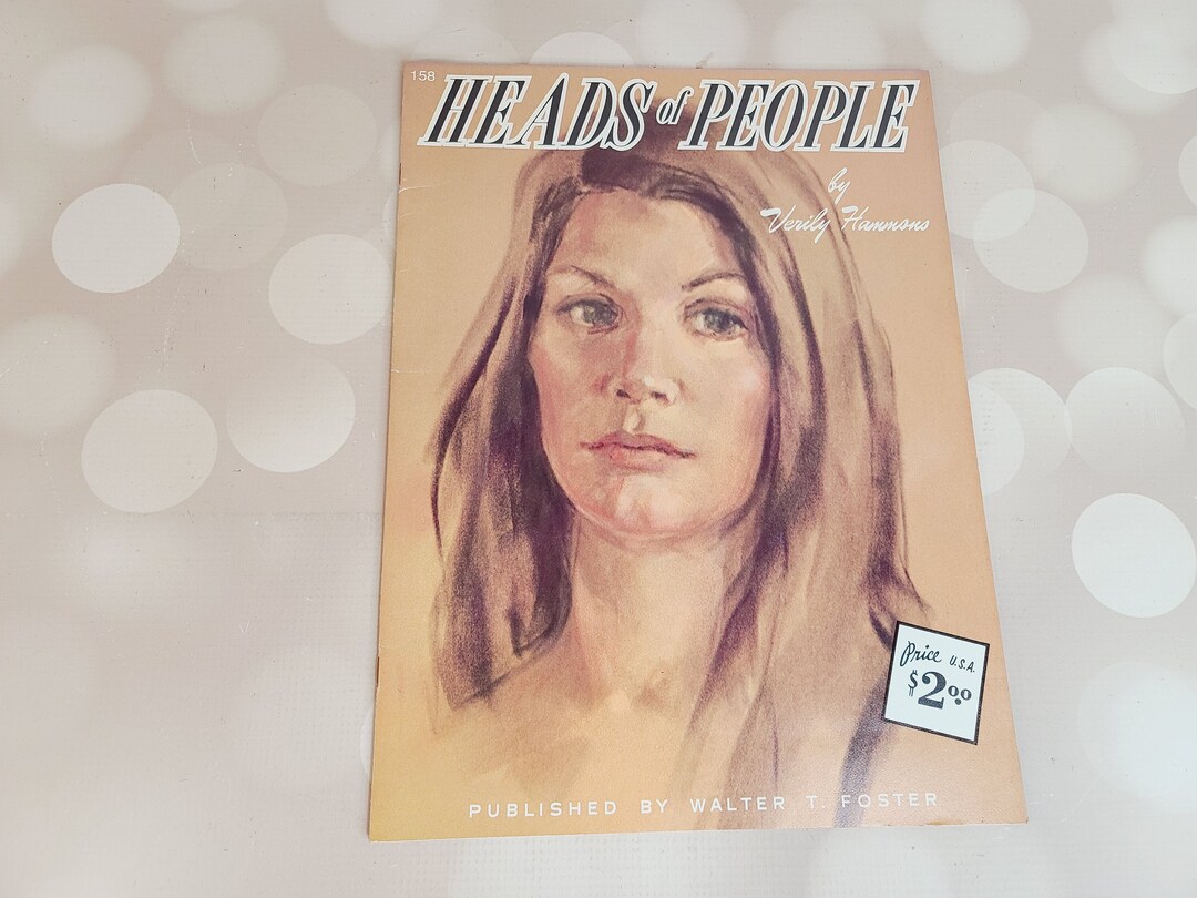 Vintage Heads of People Art Book - Etsy