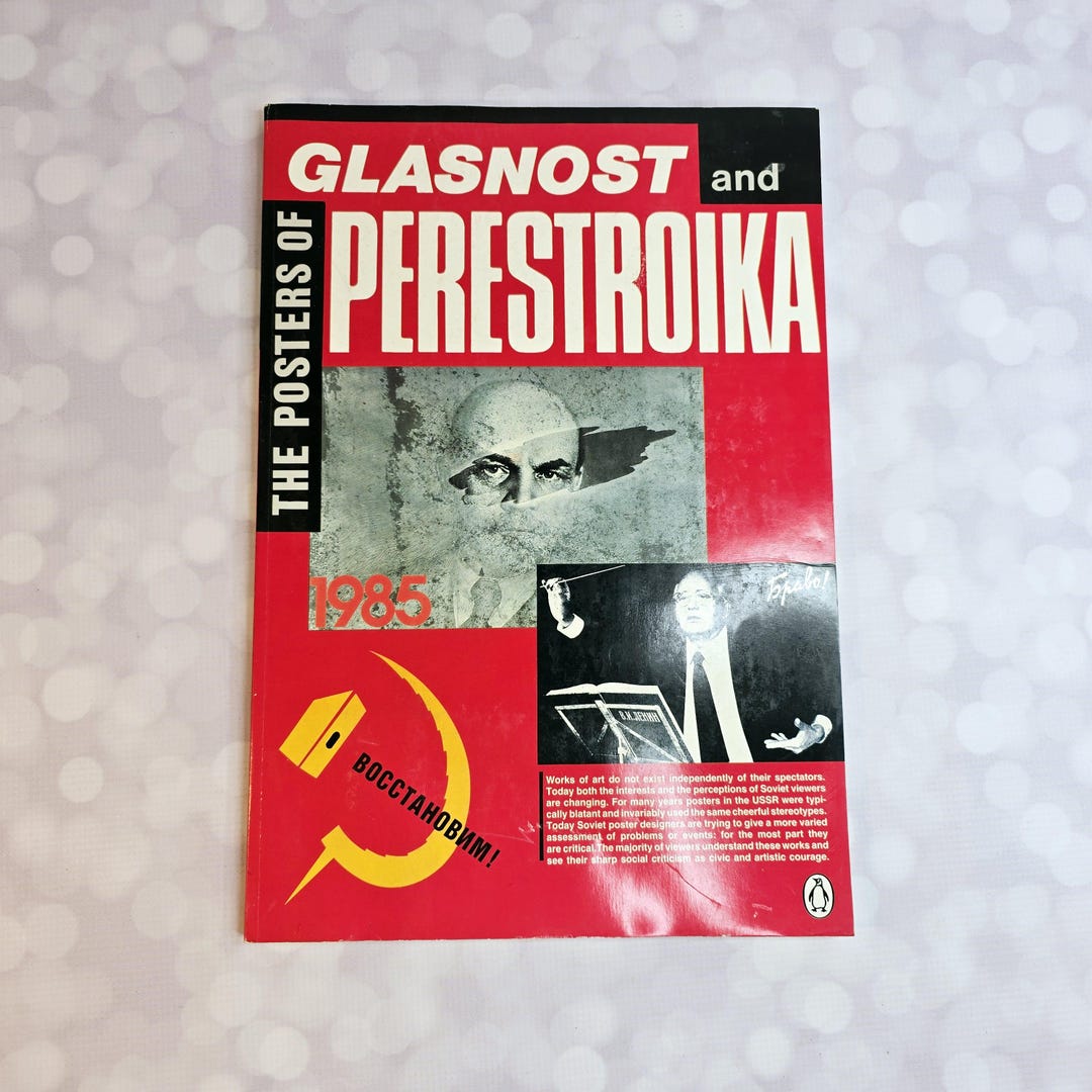 Vintage the Posters of Glasnost and Perestroika Art Book - Etsy