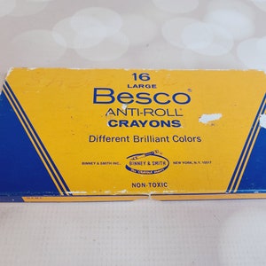 Vintage Besco Crayons Set - Etsy