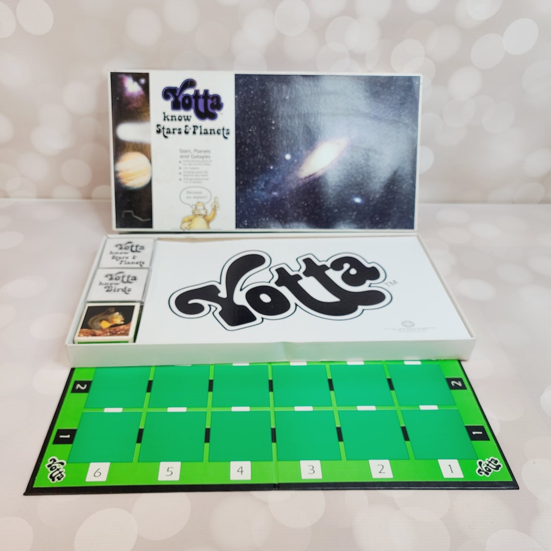 Vintage Yotta Know Stars and Planets Game, Expansion Pack - Etsy