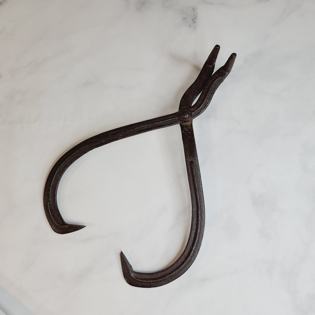 Antique Cast Iron Ice Block Hook - Etsy