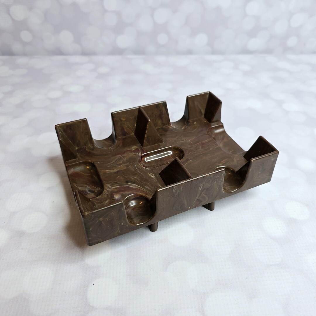 Vintage Plastic Playing Card Tray - Etsy