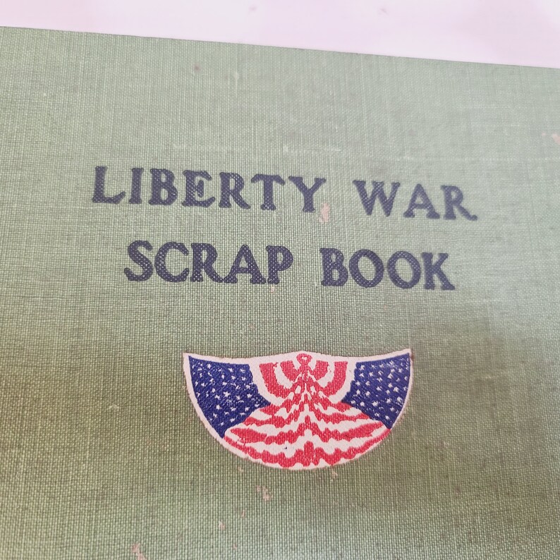 Antique Liberty War Scrapbook, World War I - Etsy
