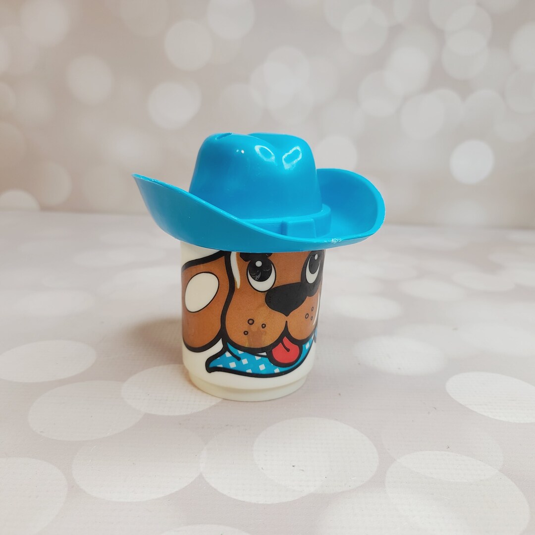 Vintage Kids Cowboy Dog Cup - Etsy