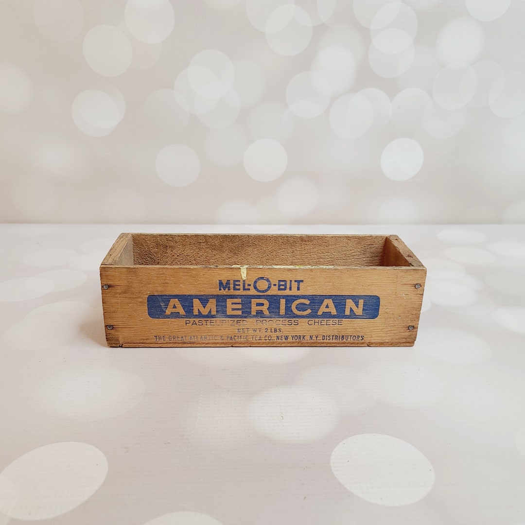 Vintage Mel-o-bit American Cheese Box - Etsy