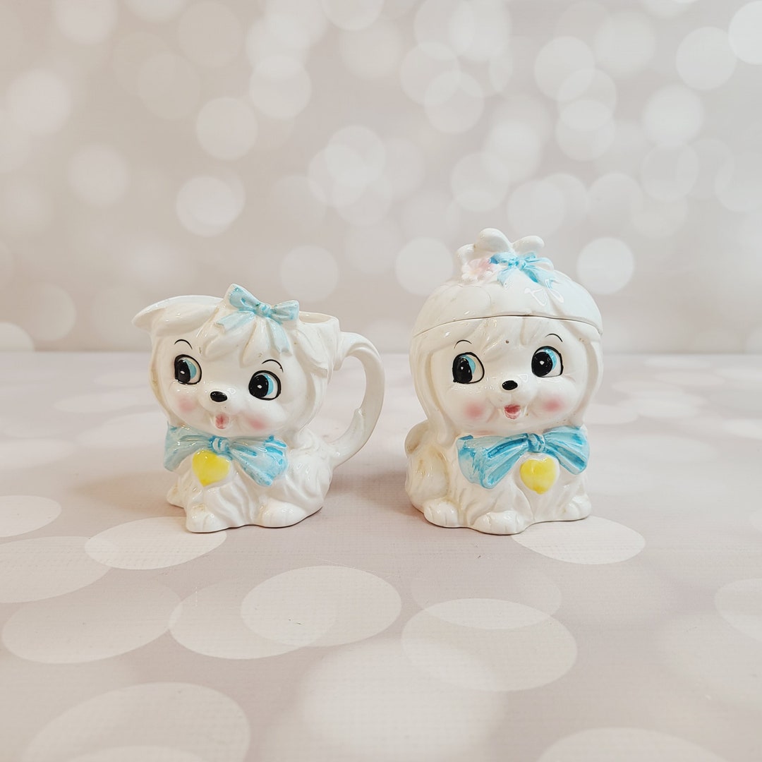 Vintage Mr Toodles Sugar and Creamer Set - Etsy