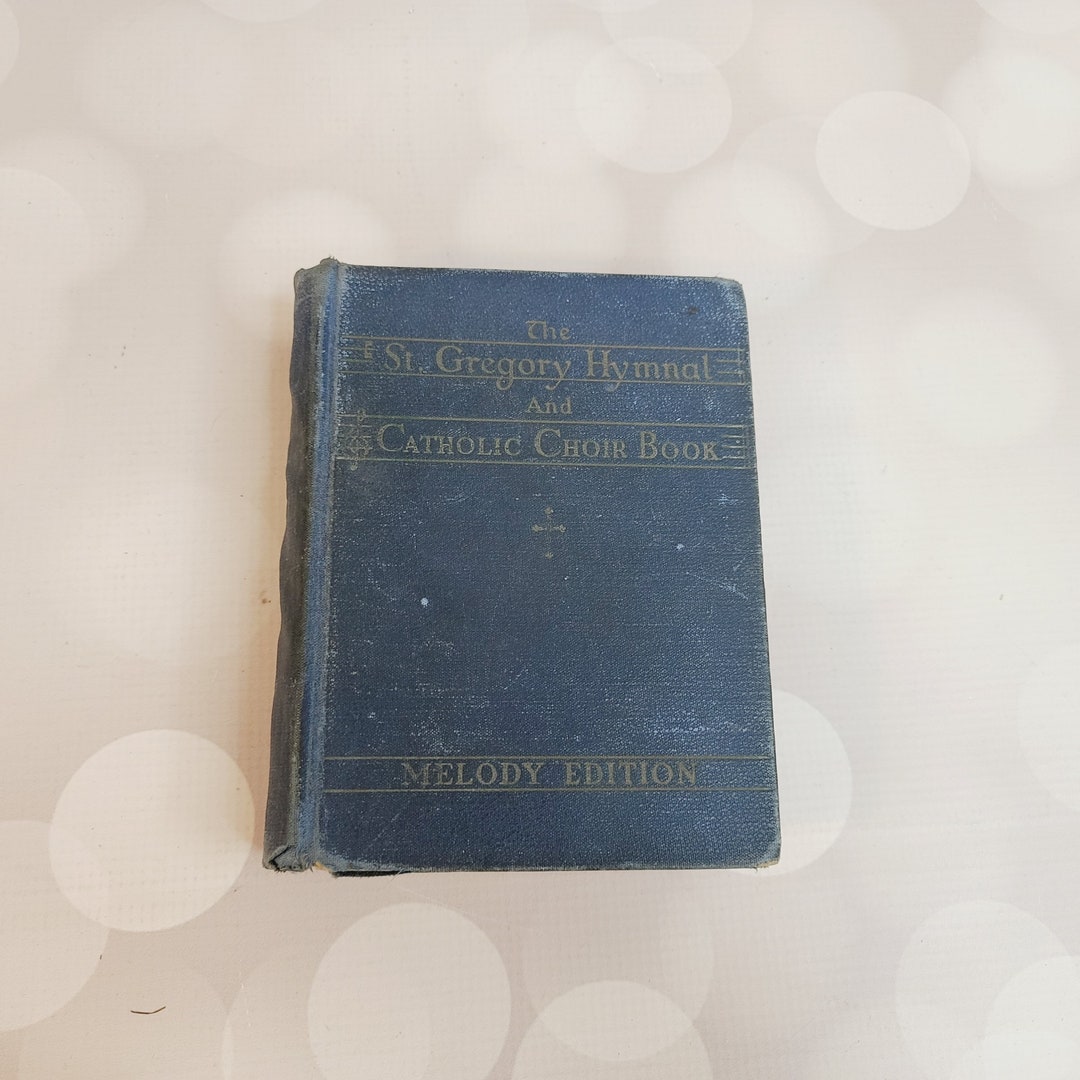 Vintage St Gregory Hymnal Catholic Choir Book, 1940 - Etsy