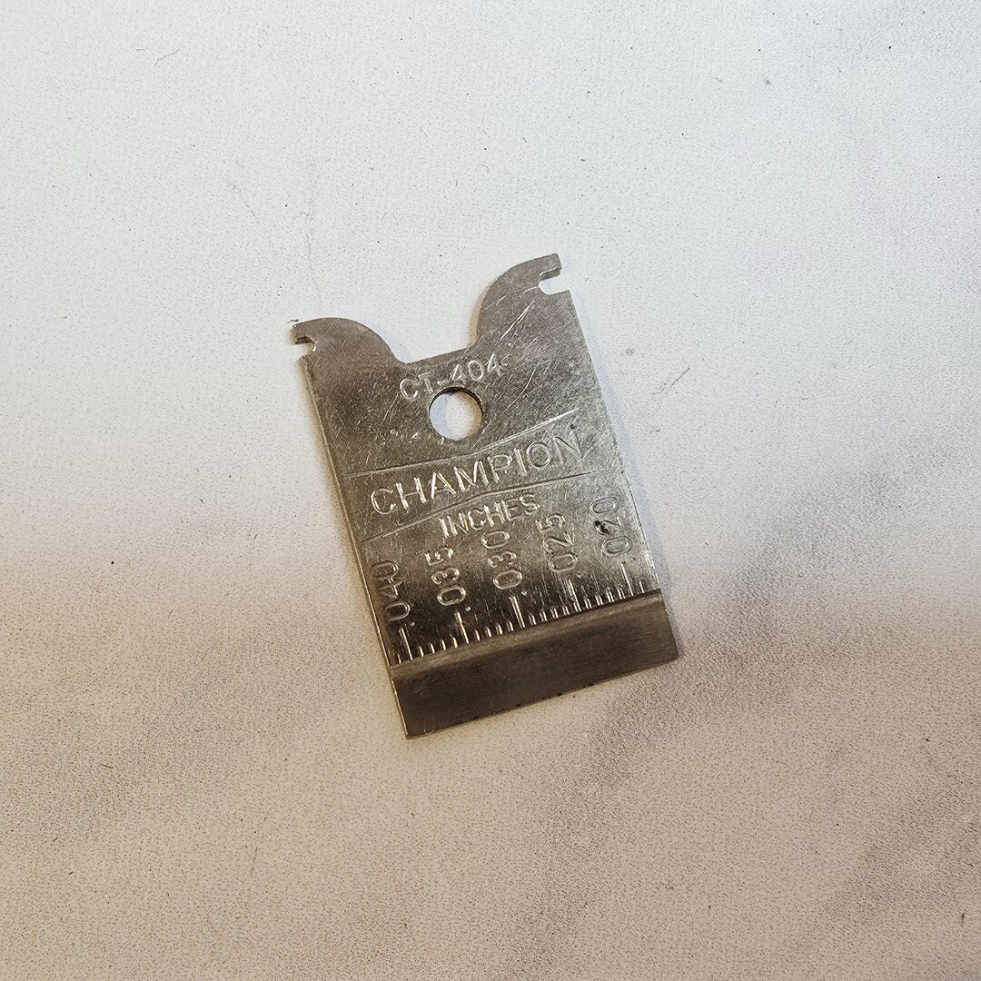 Vintage Champion Spark Plug Taper Gauge Gap Tool - Etsy