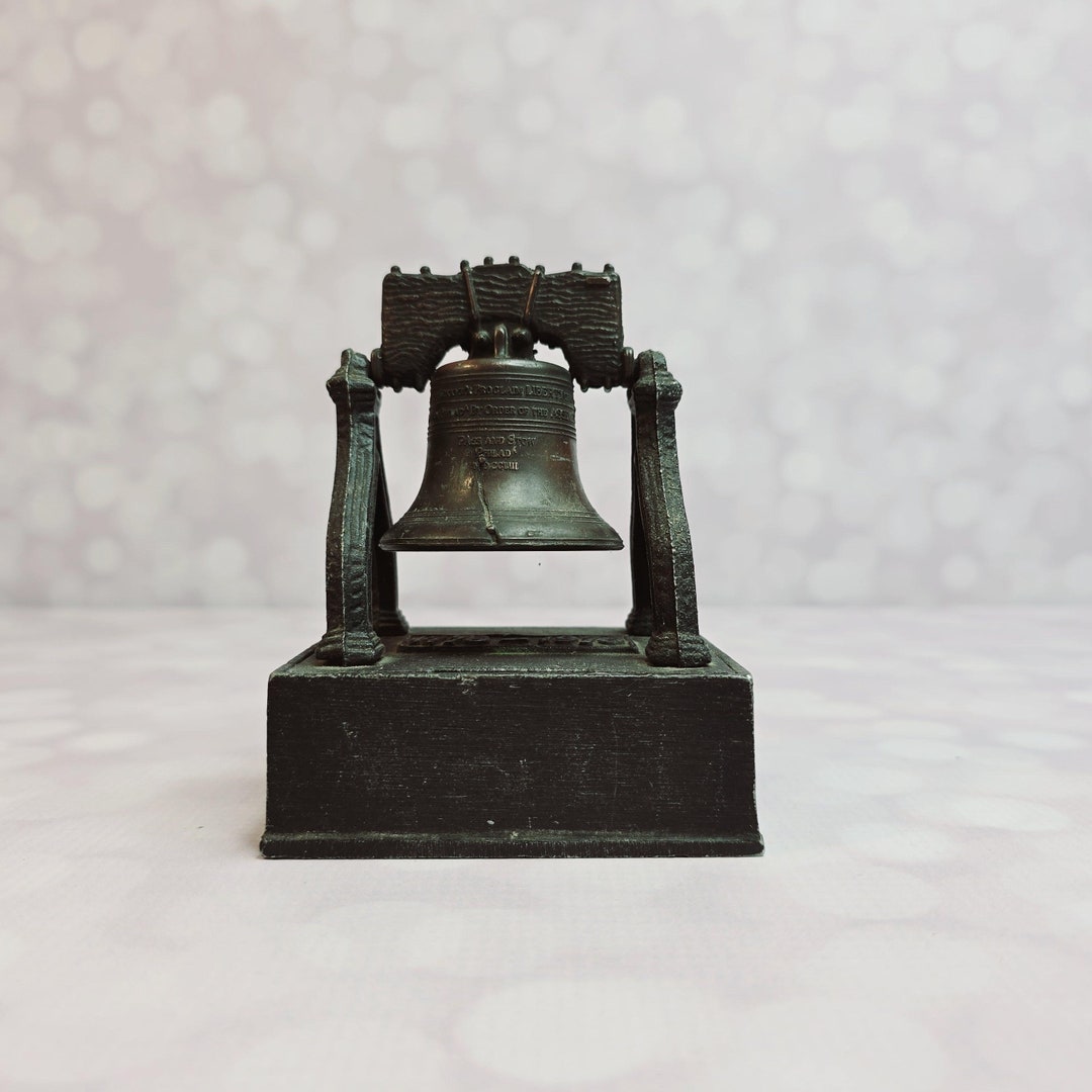 Vintage Liberty Bell Bank - Etsy
