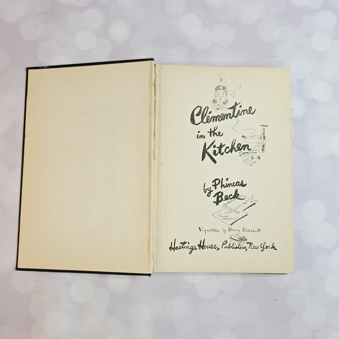 Vintage Clementine in the Kitchen Cookbook, 1945 - Etsy