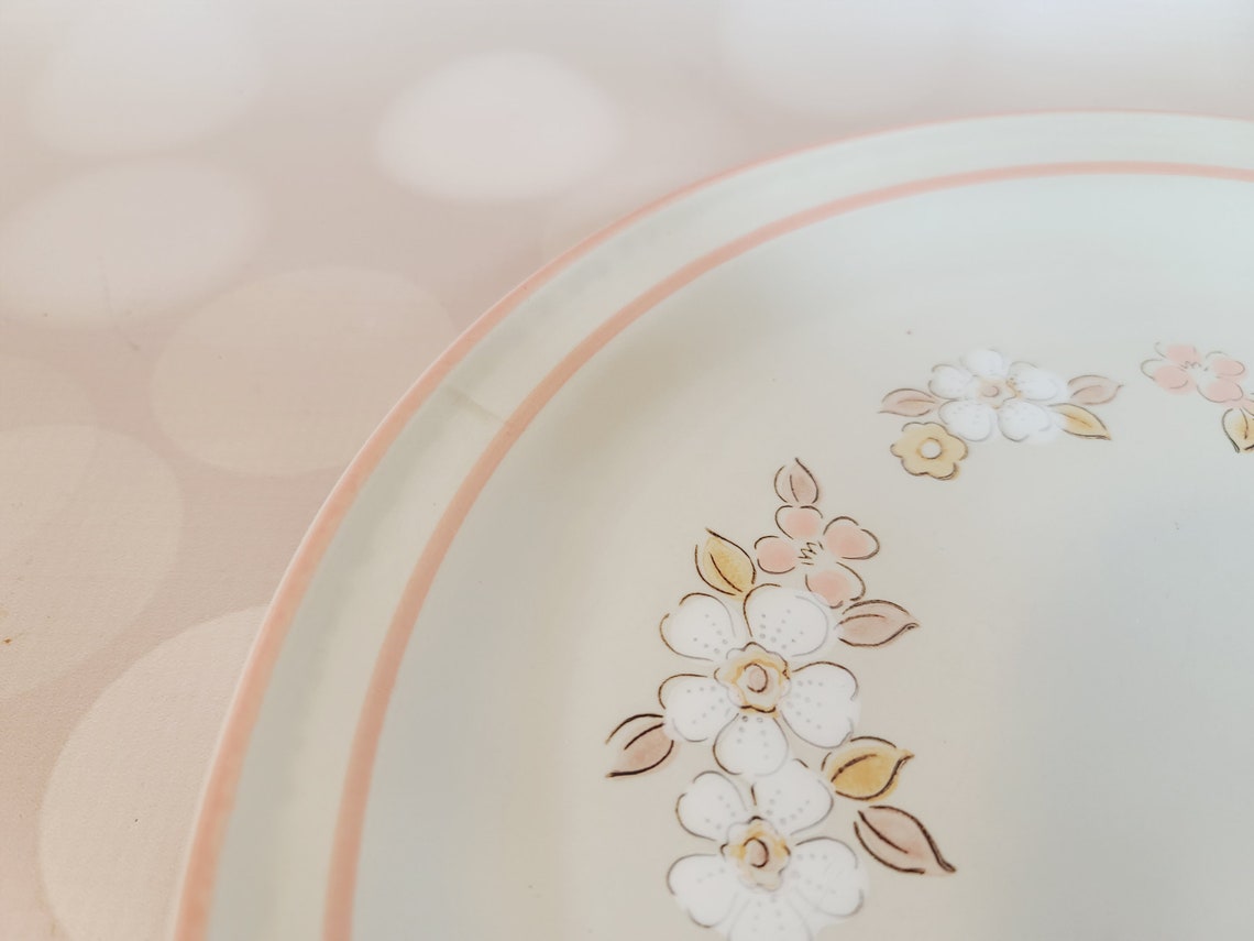 Vintage Chantilly Stoneware Plates Set of 4 - Etsy