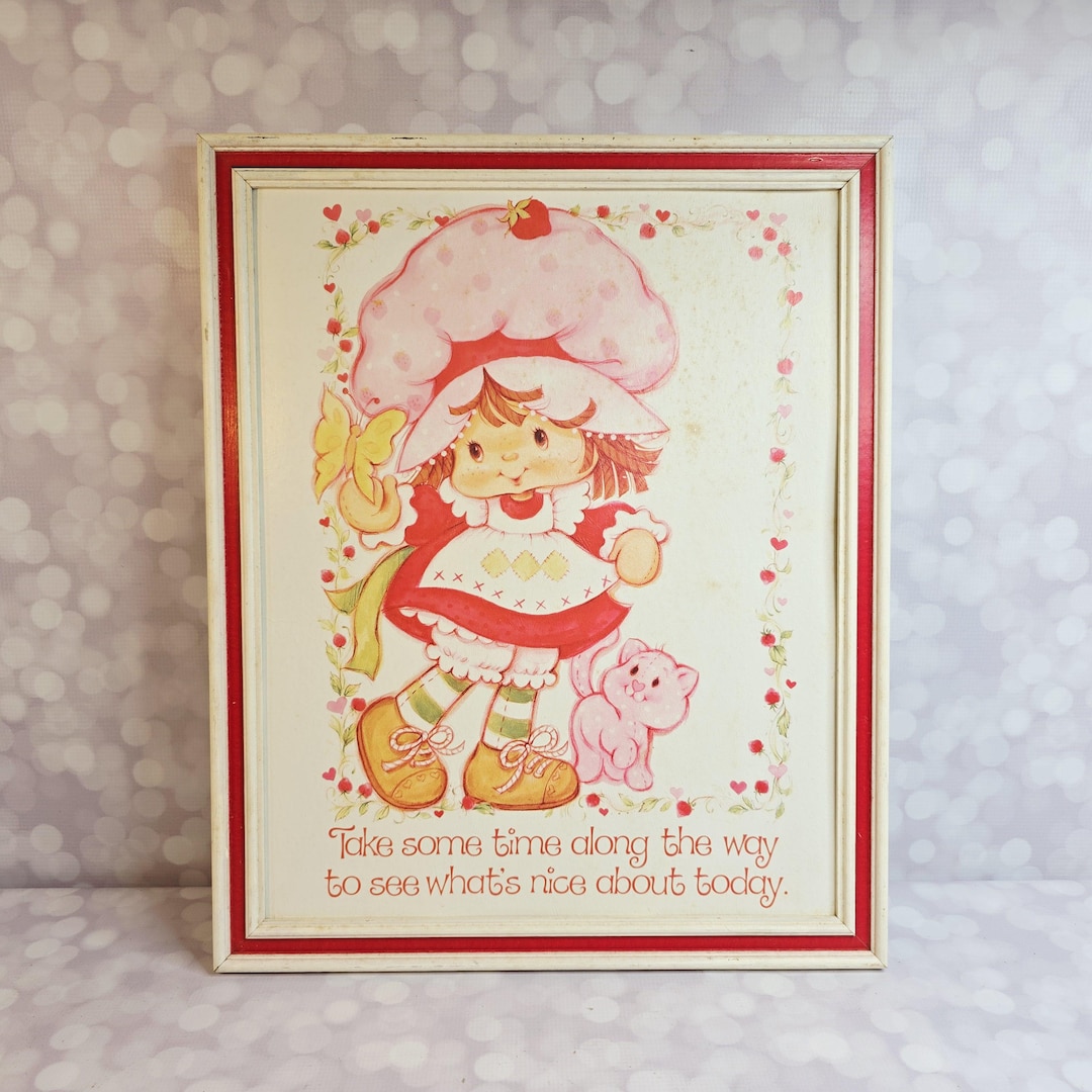 Vintage Strawberry Shortcake Art - Etsy