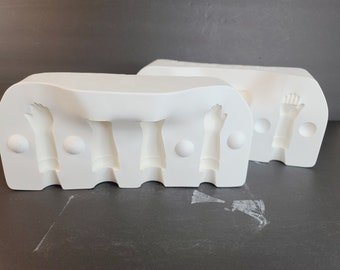 4 Vintage Ceramic Shirley Temple Doll Molds Scioto Med - Etsy