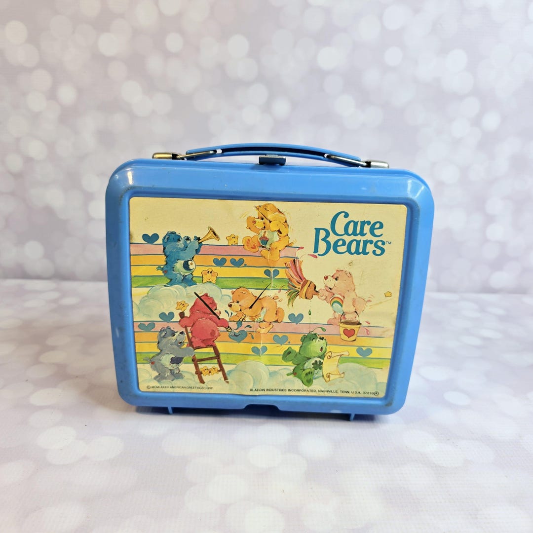 Vintage Care Bears Lunch Box - Etsy