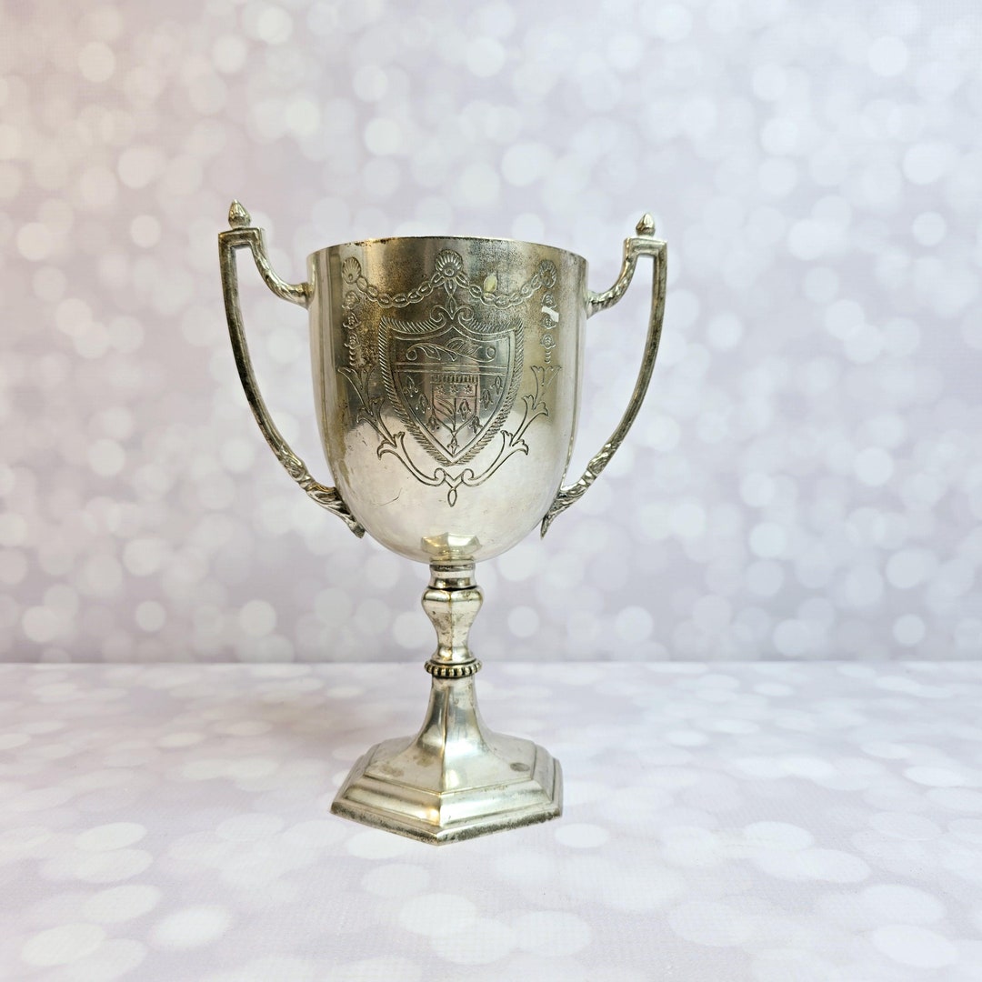 Vintage Silver Trophy Cup - Etsy