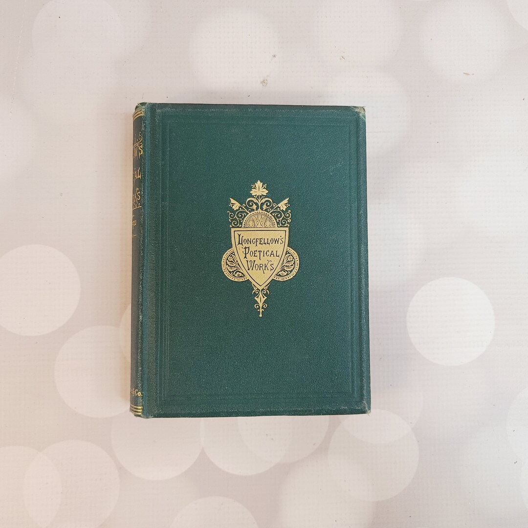 Antique Longfellow's Poetical Works Book, 1873 - Etsy