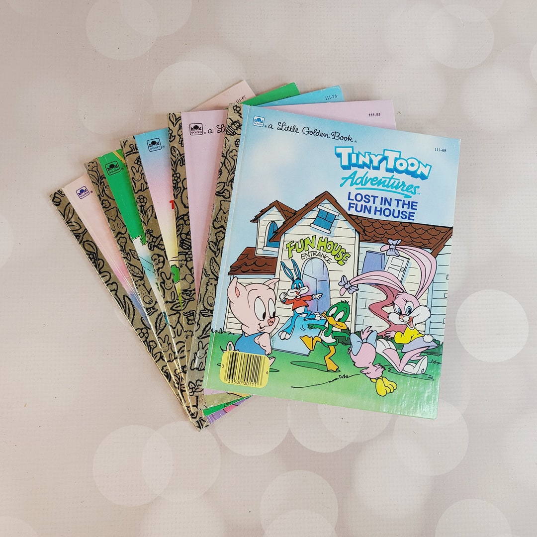 Vintage Tiny Toon Adventure Golden Books, Set of 5 - Etsy