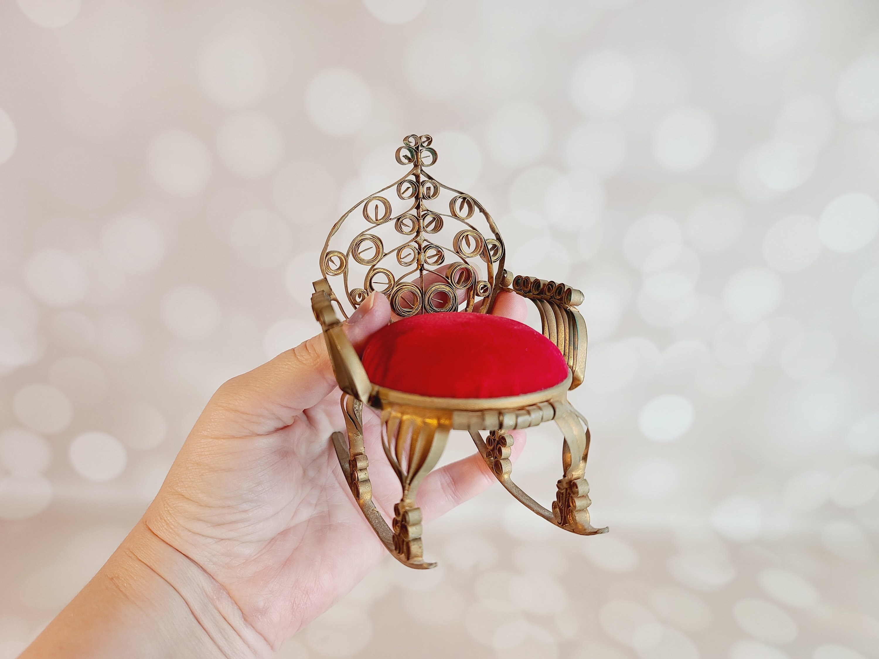 Vintage Chair Pin Cushion - Etsy