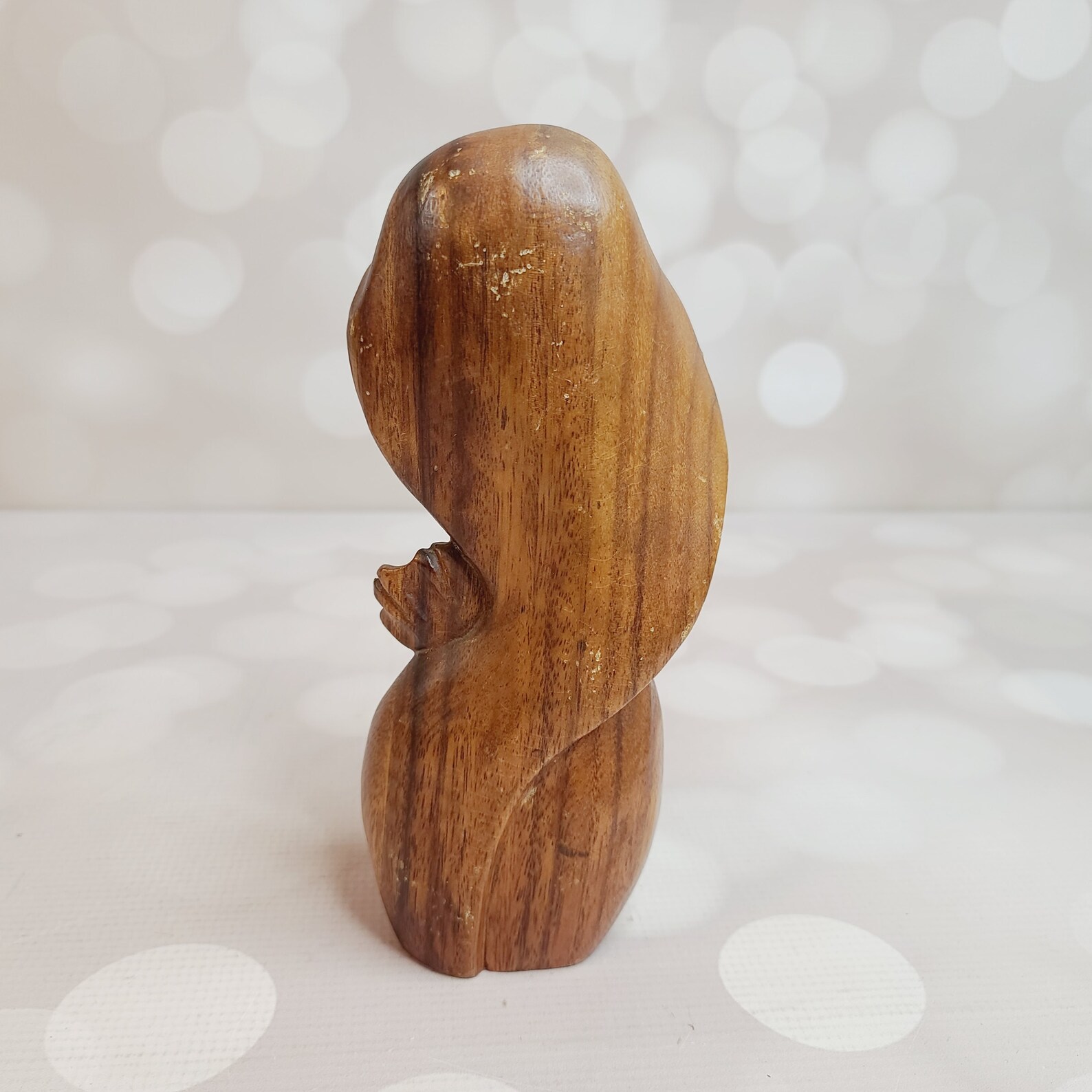 Vintage Polynesian Wood Lady Statue - Etsy