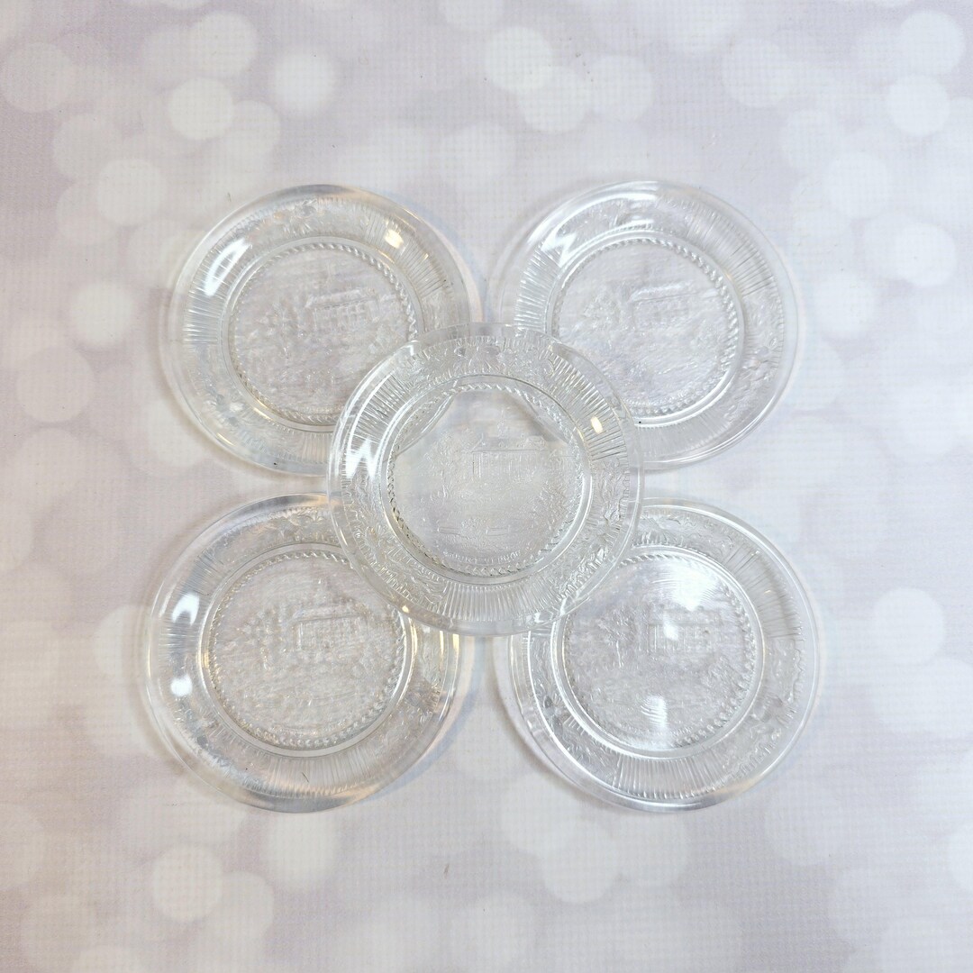 Vintage Mini Dog Plates Set of 2 - Etsy