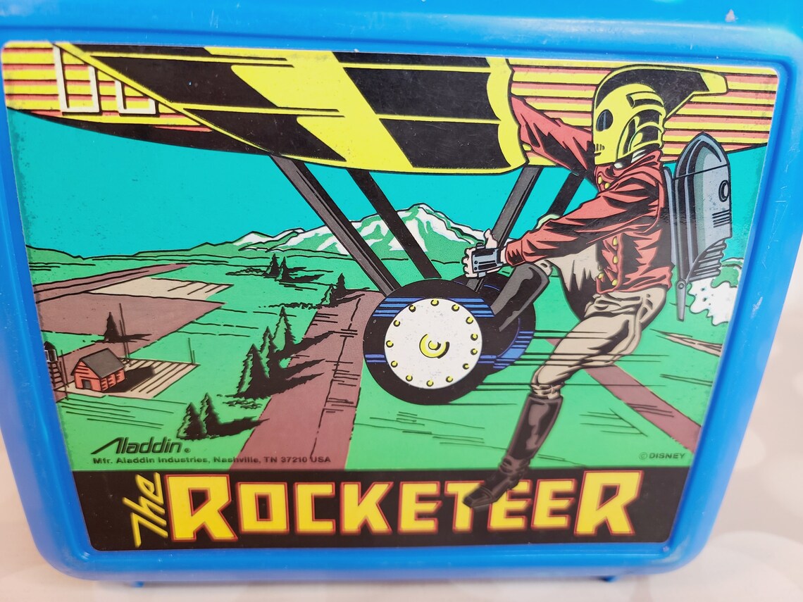 Vintage Rocketeer Lunch Box - Etsy